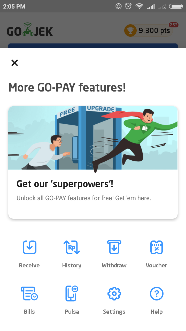 Features and functions of Go-Pay vs. Ovo, side-by-side