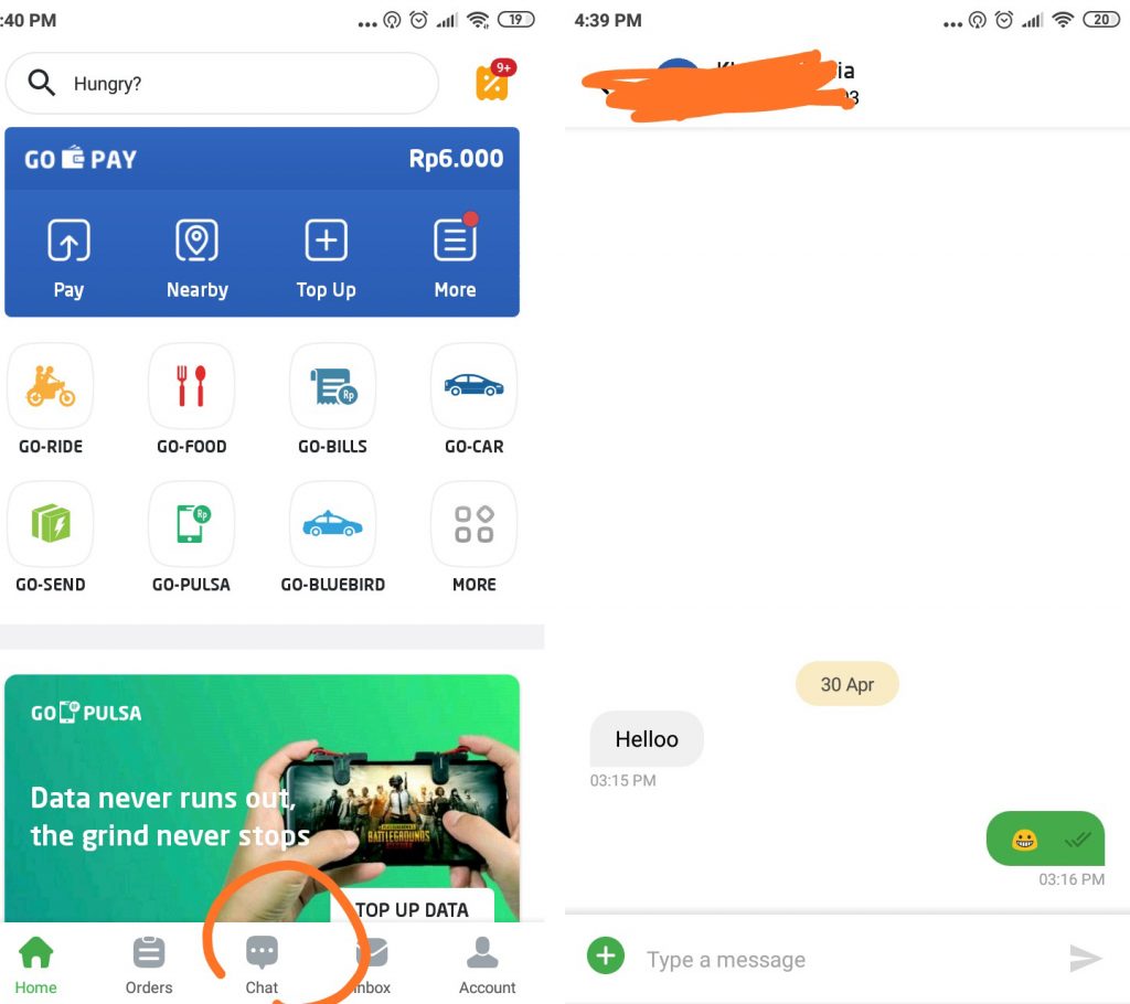 Go-Jek users can now chat with each other