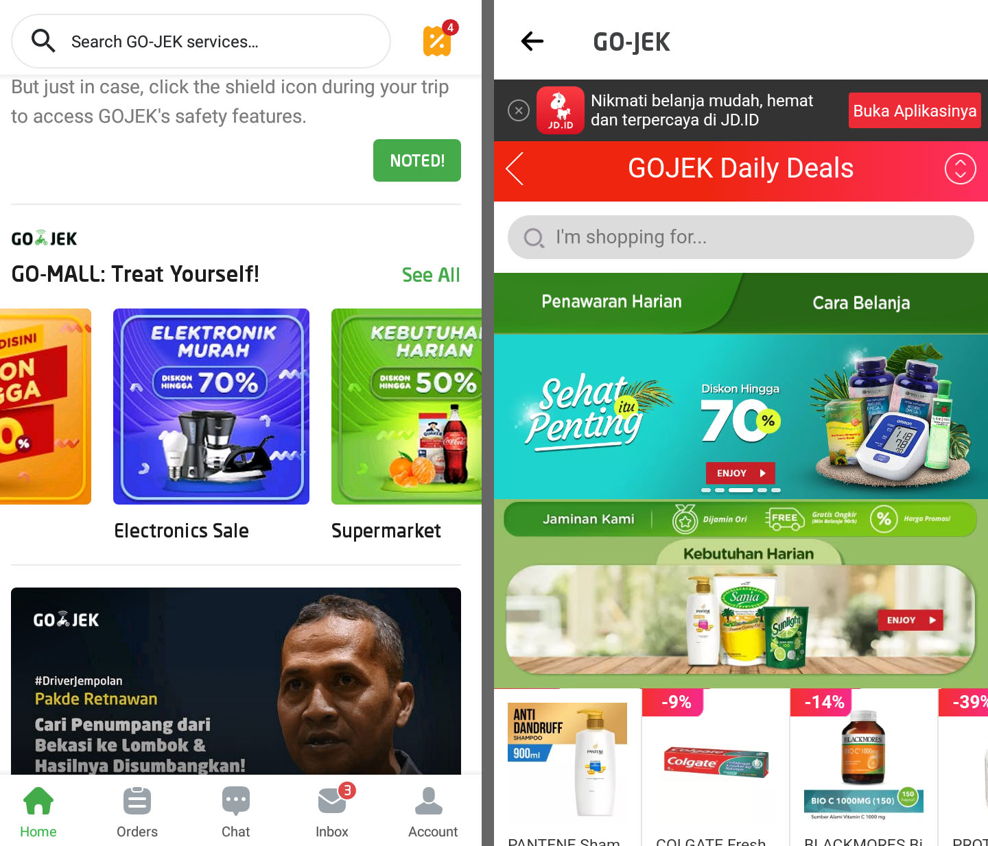 Go-Jek introduces e-commerce feature Go-Mall in partnership with JD