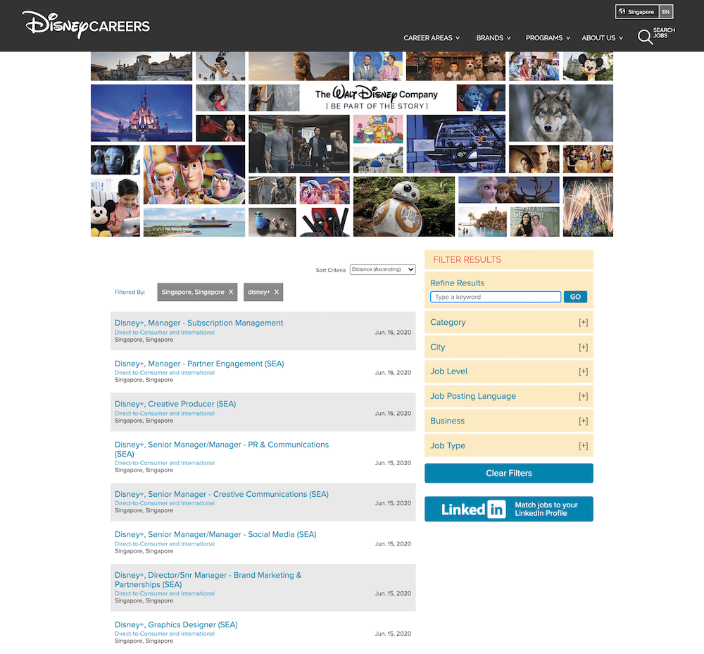 Disney+ is hiring in Singapore, will the streaming service be launching ...