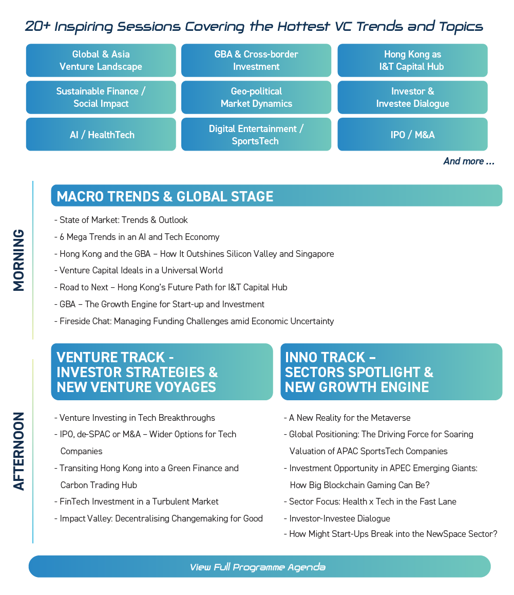 Cyberport Venture Capital Forum 2022 | October 27 and 28 | KrASIA